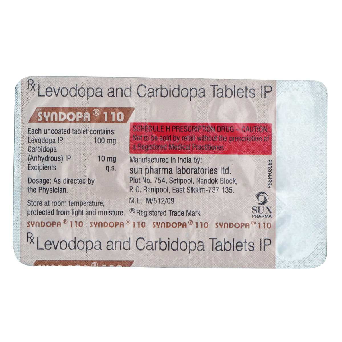 Syndopa 110 Tablet | Uses, Side Effects, Price | Apollo Pharmacy