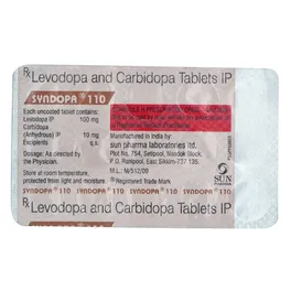 Syndopa 110 Tablet | Uses, Side Effects, Price | Apollo Pharmacy