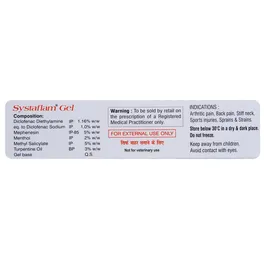 Systaflam Gel | Uses, Side Effects, Price | Apollo Pharmacy