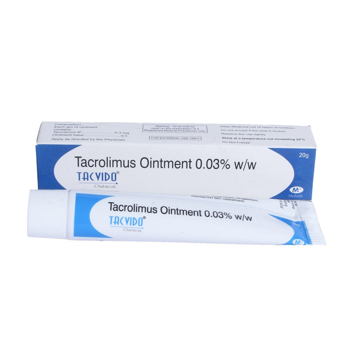 Tacvido Ointment 20 gm Price, Uses, Side Effects, Composition - Apollo ...