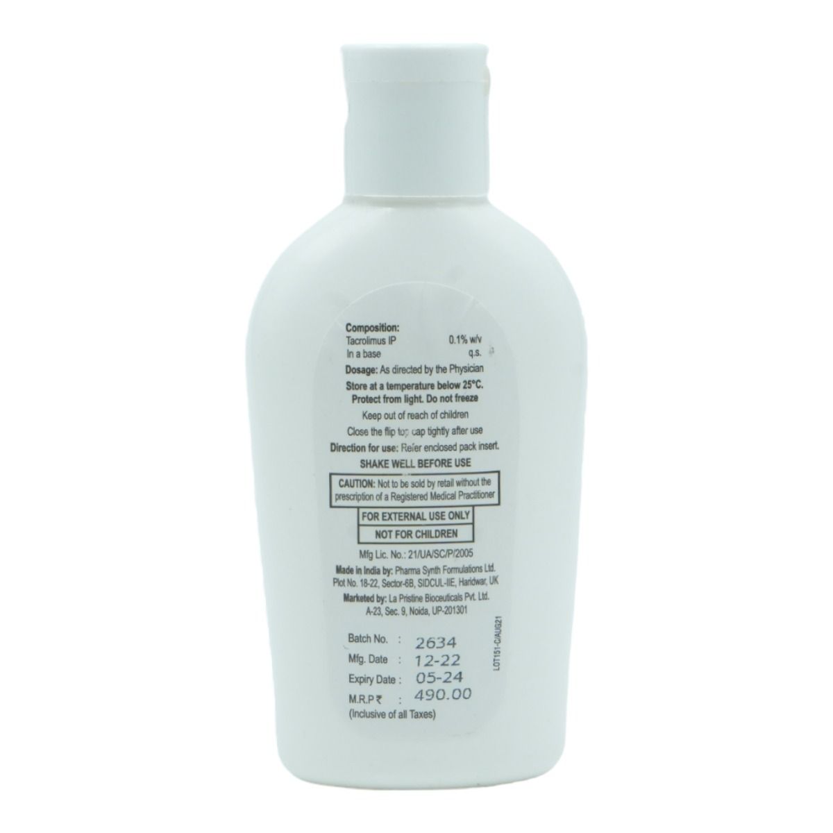 Tacmod Lotion 30 ml Price, Uses, Side Effects, Composition - Apollo ...