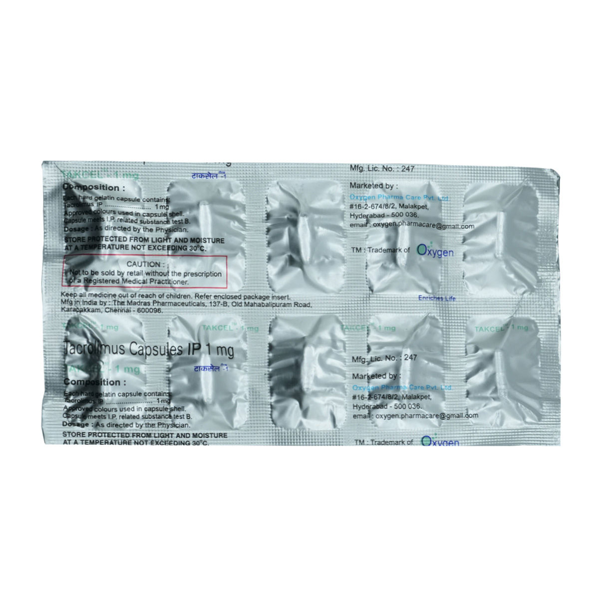 Tacronix-2Mg Capsule 10'S Price, Uses, Side Effects, Composition ...