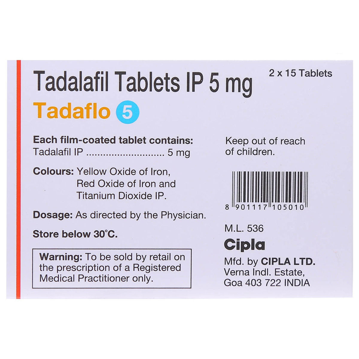 Tadaflo 5 Tablet | Uses, Side Effects, Price | Apollo Pharmacy