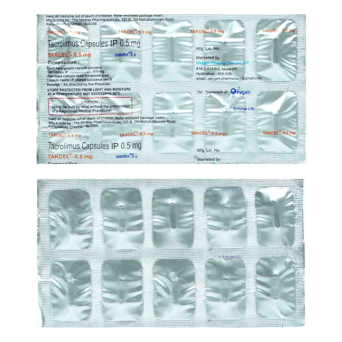 Takcel-0.5mg Capsule | Uses, Side Effects, Price | Apollo Pharmacy