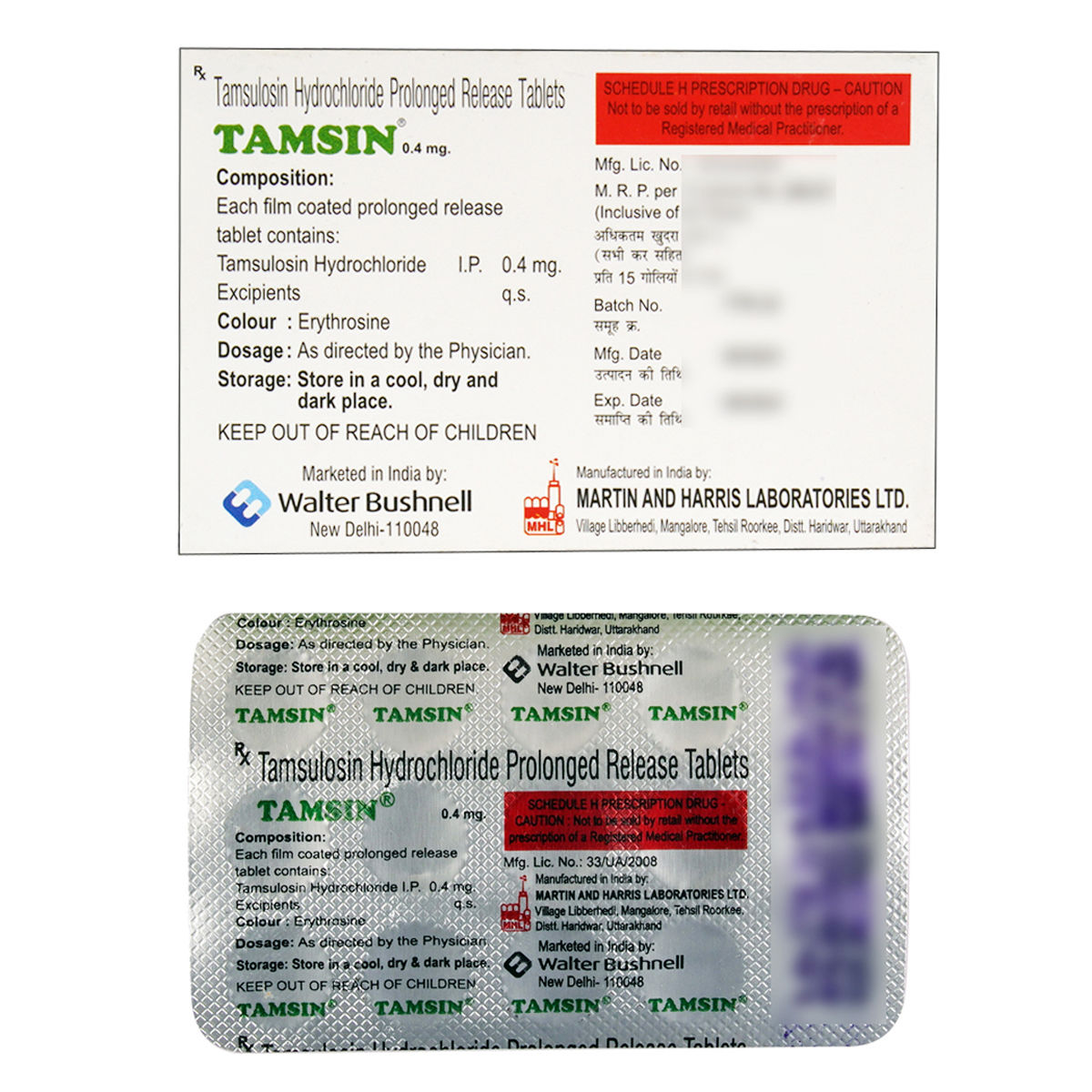 Tamsin 0.4Mg Pr Tablet 15'S Price, Uses, Side Effects, Composition ...