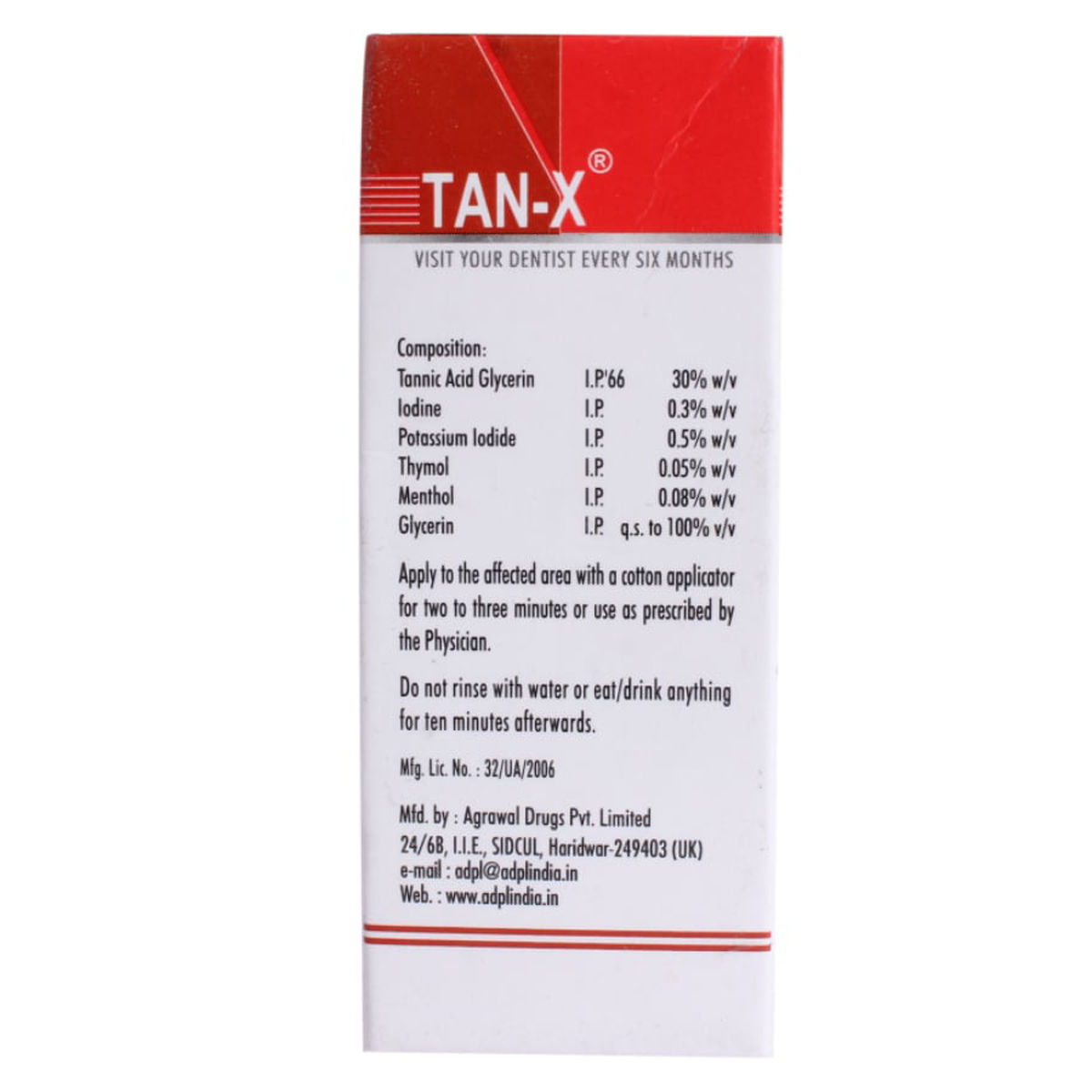 Tan X Gum Paint 15 ml Price, Uses, Side Effects, Composition - Apollo ...