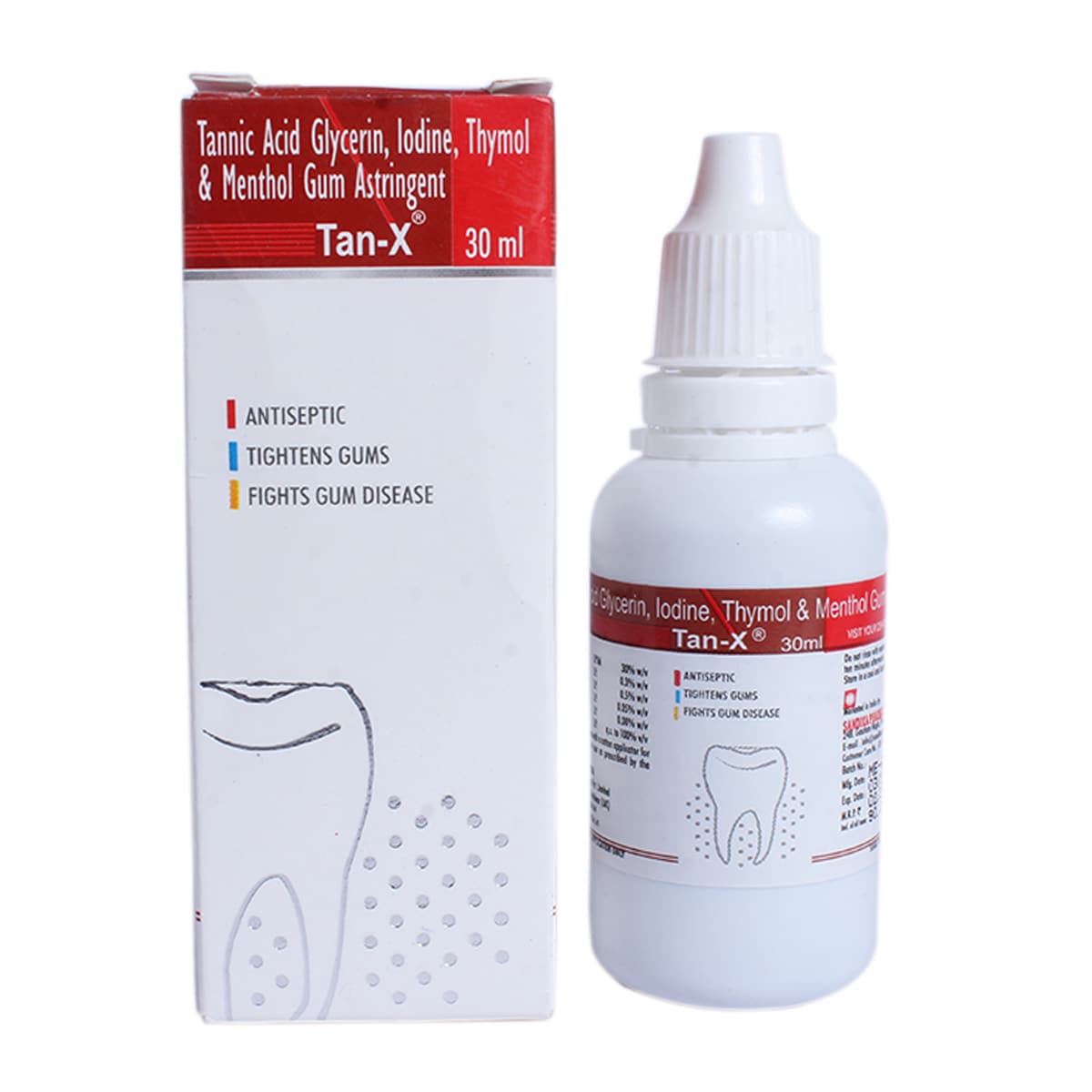 Tan-X Gum Astringent | Uses, Side Effects, Price | Apollo Pharmacy