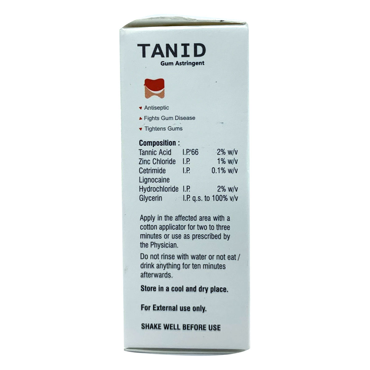 Tanid Gum Astringent 15ml Price, Uses, Side Effects, Composition ...