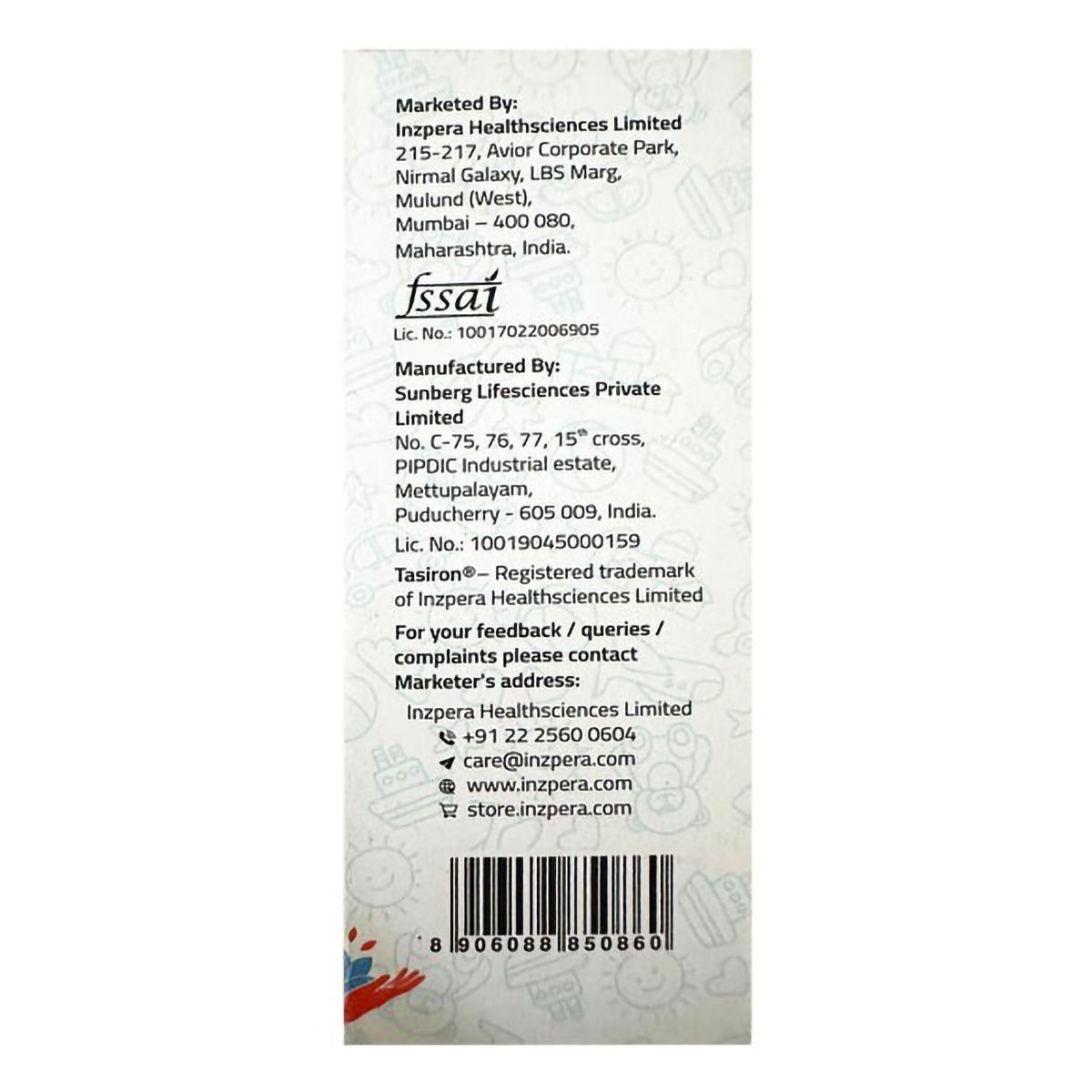 Tasiron Baby Drops 14 ml Price, Uses, Side Effects, Composition ...