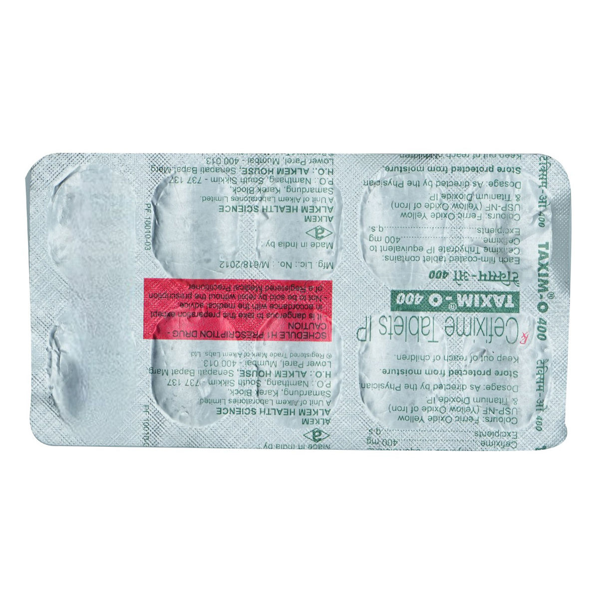 Taxim O 400mg Tablet | Uses, Side Effects, Price | Apollo Pharmacy