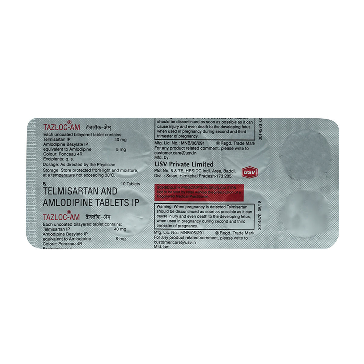 Tazloc-AM Tablet 10's Price, Uses, Side Effects, Composition - Apollo ...