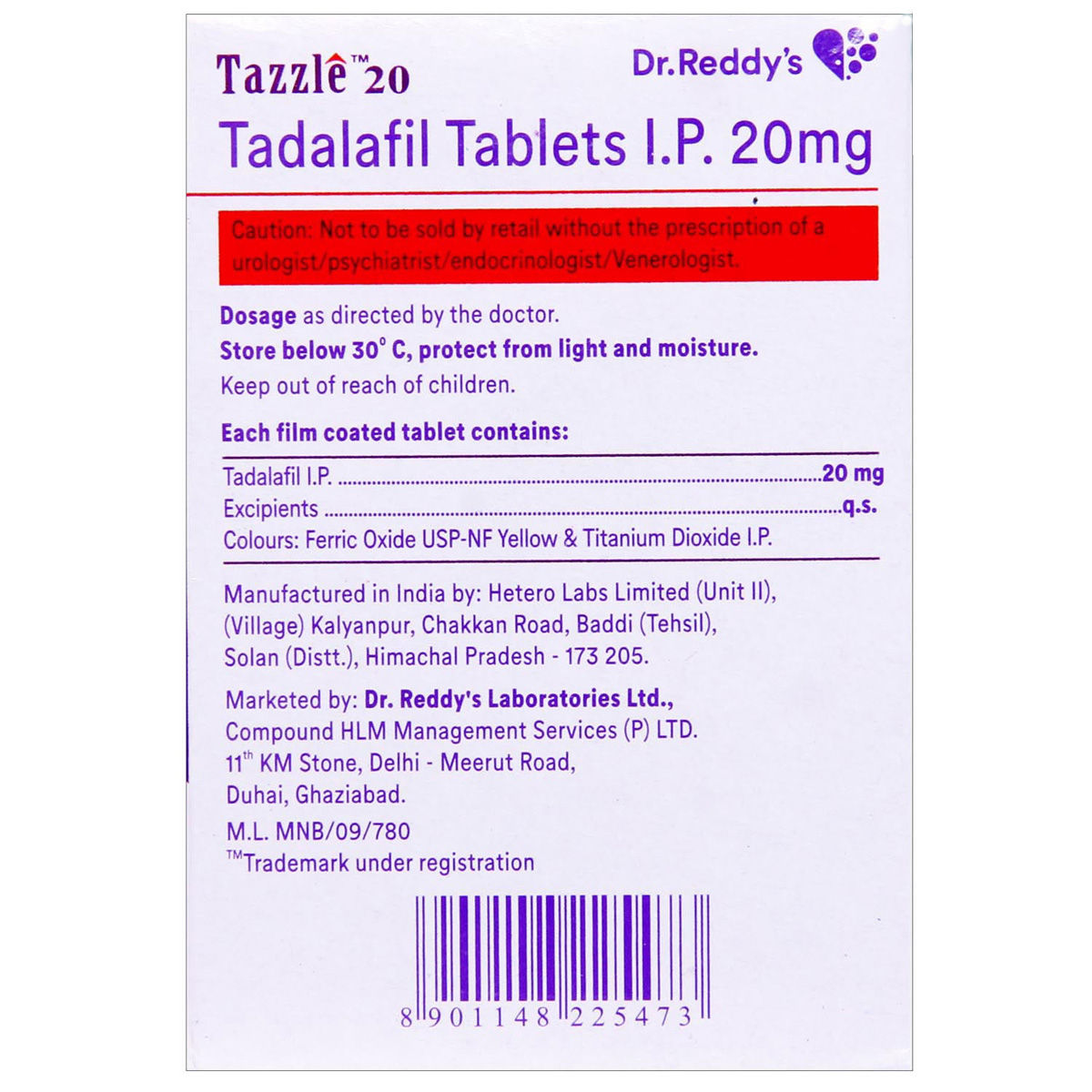 Tazzle 20 Tablet 10's Price, Uses, Side Effects, Composition - Apollo ...