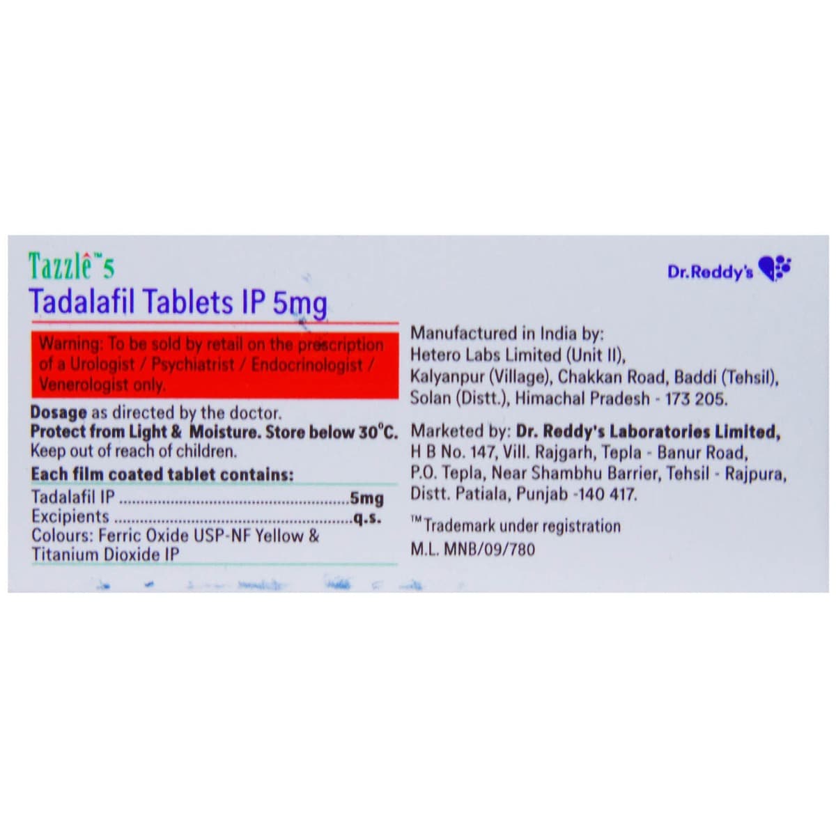 Tazzle 5 Tablet 10's Price, Uses, Side Effects, Composition - Apollo ...