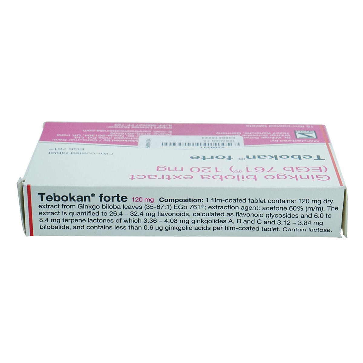 Tebokan Forte Tablet 15's Price, Uses, Side Effects, Composition ...