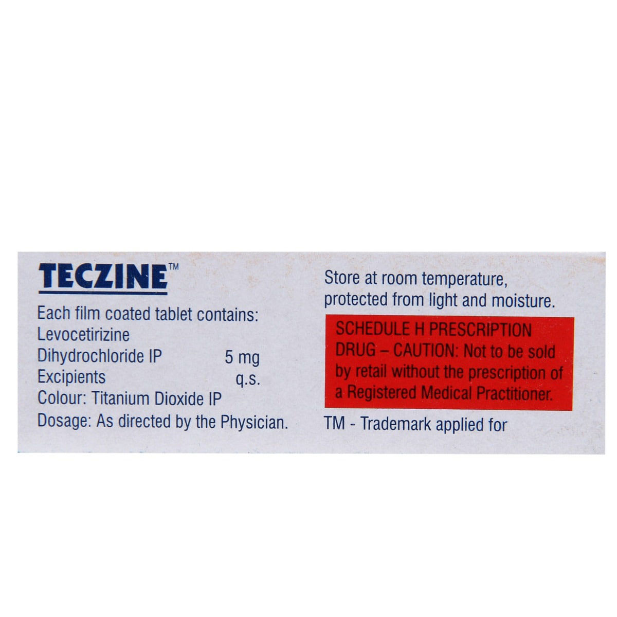 Teczine Tablet 10's Price, Uses, Side Effects, Composition - Apollo ...