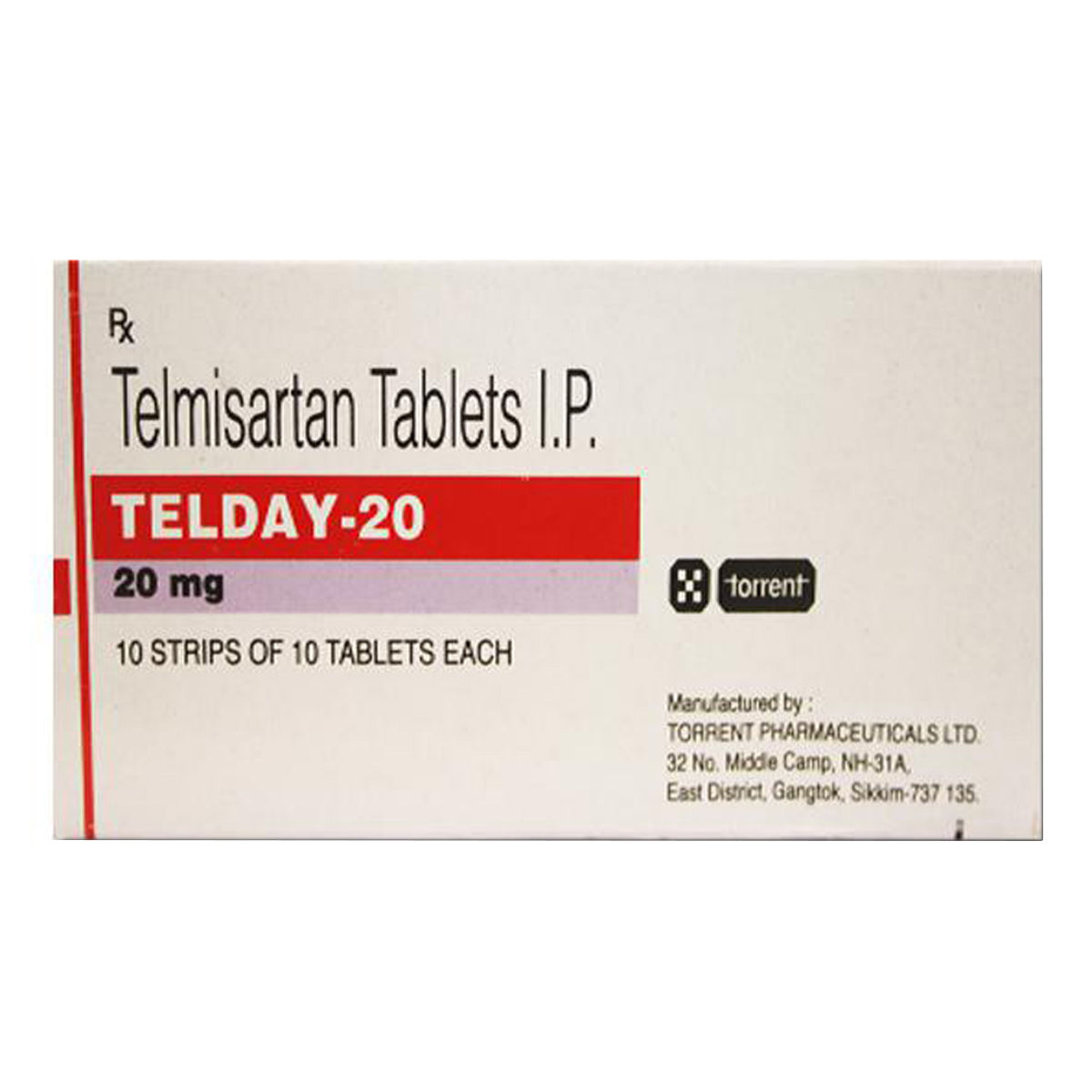 Telday-20 Tablet | Uses, Side Effects, Price | Apollo Pharmacy