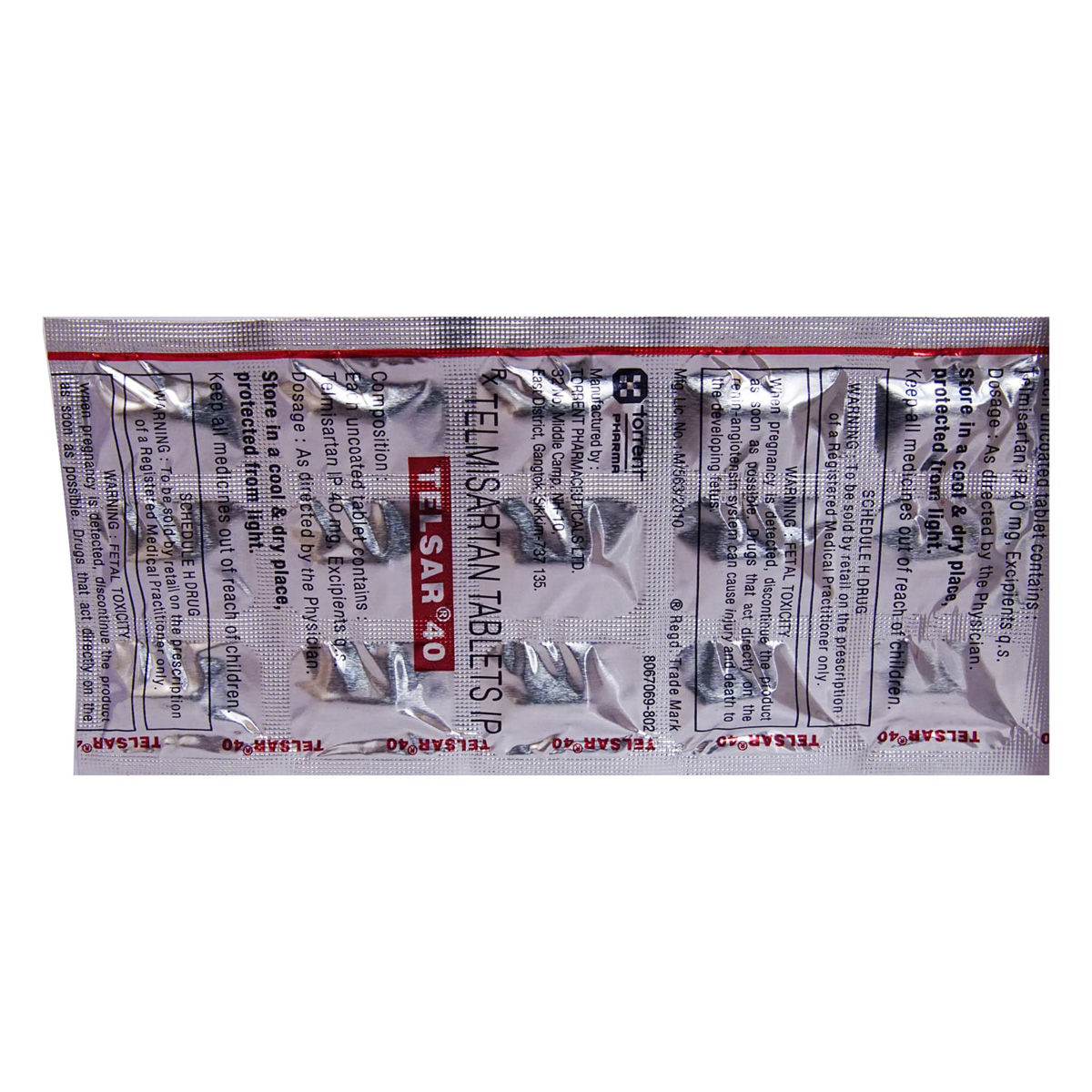 Telsar 40 Tablet 15's Price, Uses, Side Effects, Composition - Apollo ...