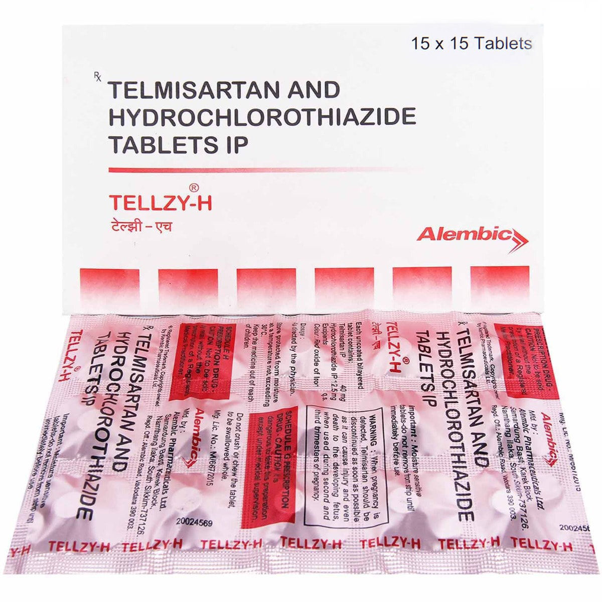 Tellzy-H Tablet 15's Price, Uses, Side Effects, Composition - Apollo ...