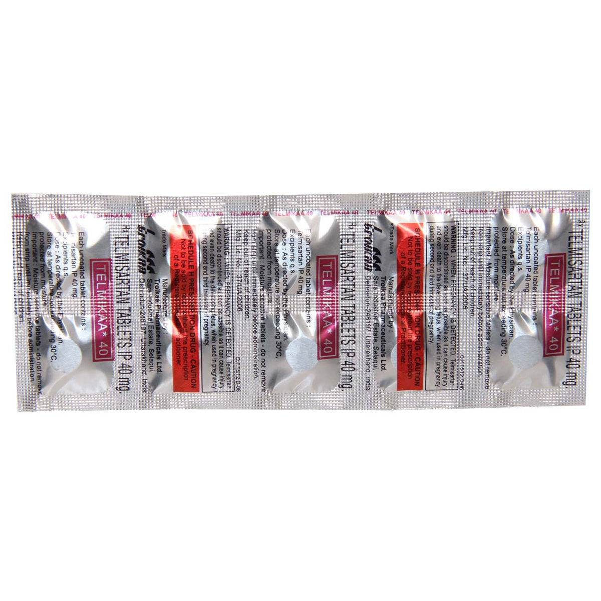 Telmikaa 40 Tablet 10's Price, Uses, Side Effects, Composition - Apollo ...