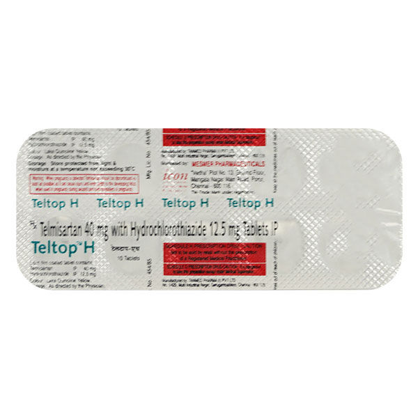 Teltop H 40mg Tablet | Uses, Side Effects, Price | Apollo Pharmacy