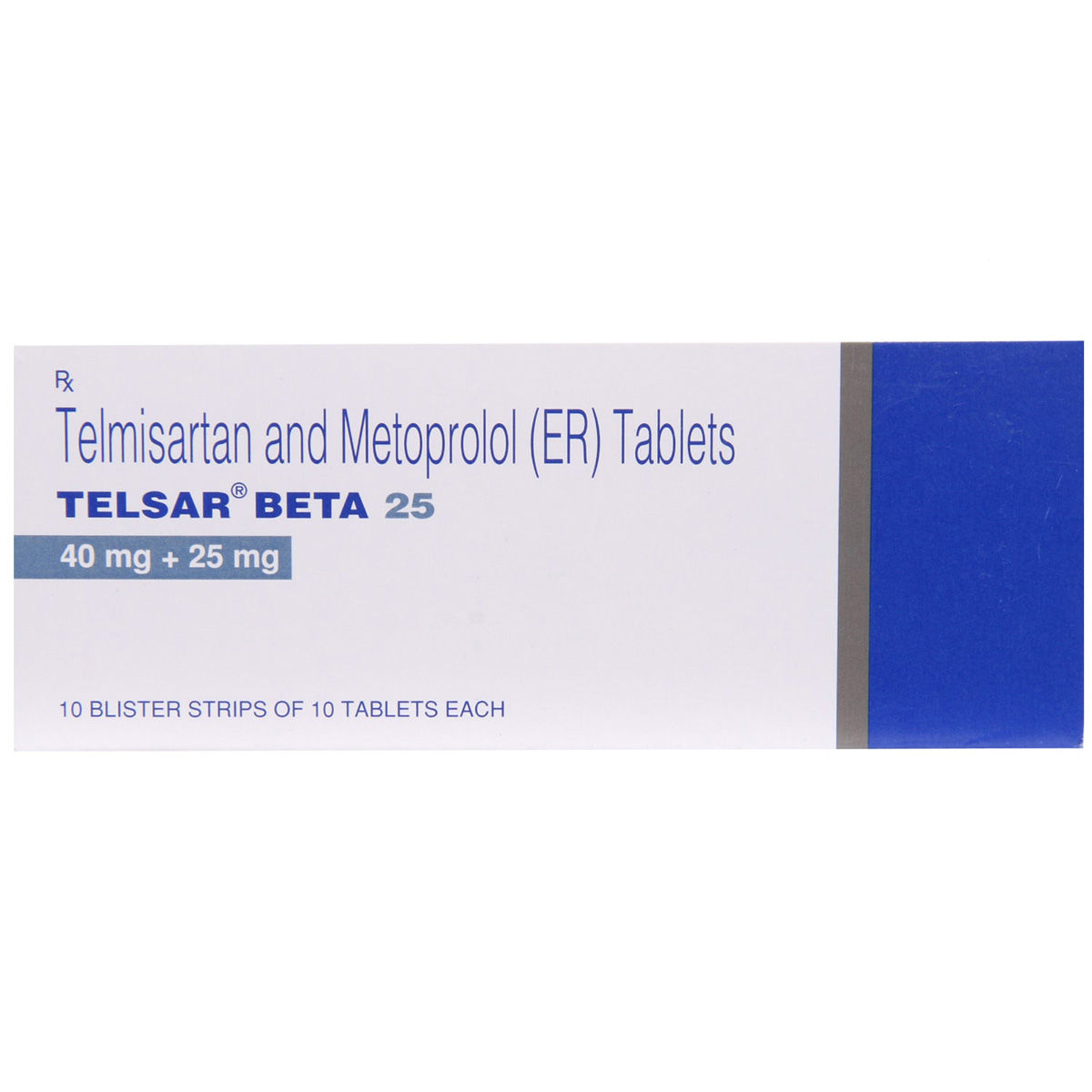 Telsar Beta 25 Tablet | Uses, Side Effects, Price | Apollo Pharmacy