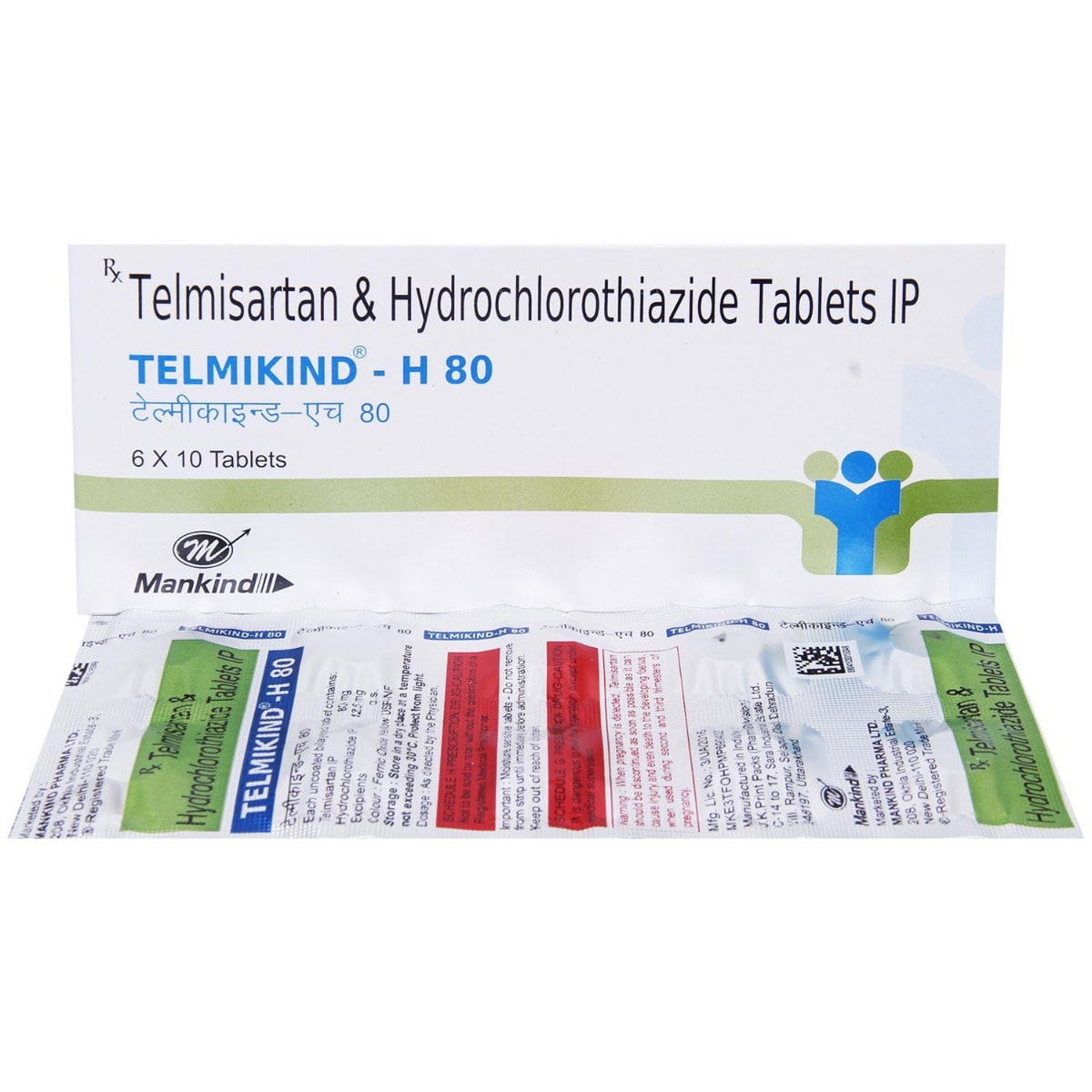 Telmikind-H 80 Tablet 10's Price, Uses, Side Effects, Composition ...