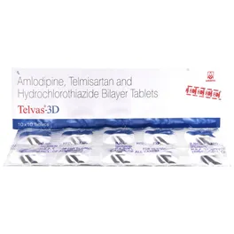 Telvas-3D Tablet | Uses, Side Effects, Price | Apollo Pharmacy