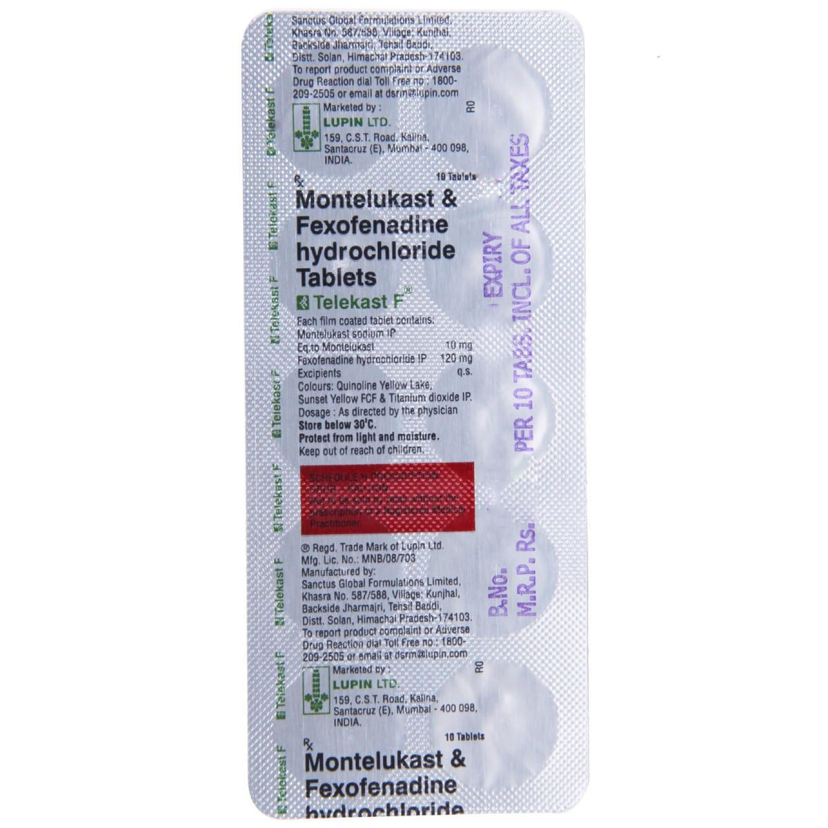 Telekast F Tablet | Uses, Side Effects, Price | Apollo Pharmacy