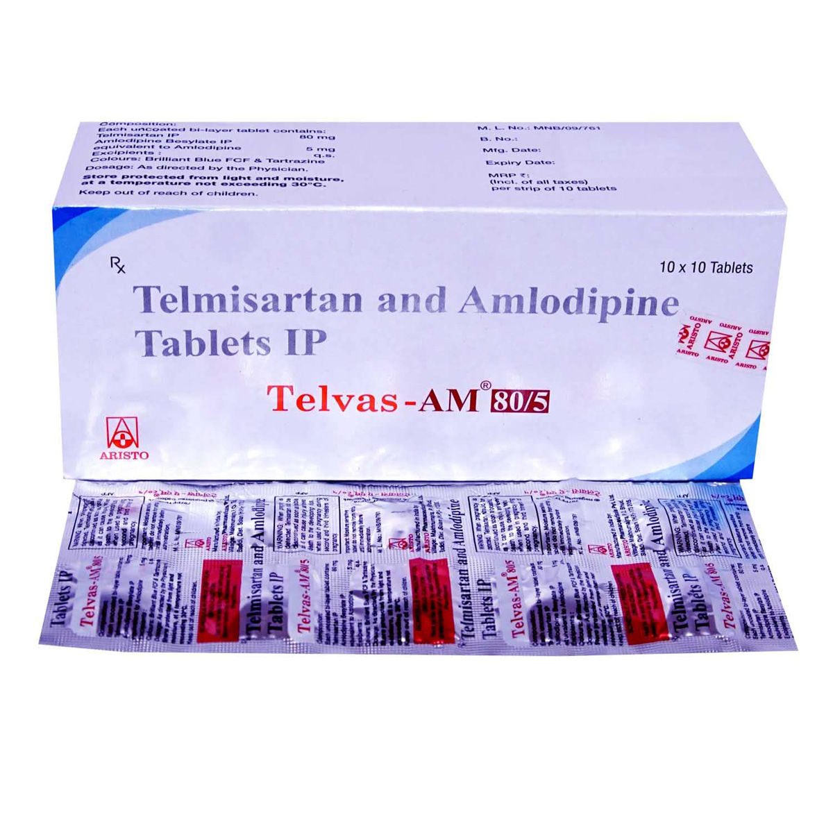 Telvas-AM 80/5 Tablet | Uses, Side Effects, Price | Apollo Pharmacy