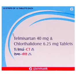 Telma CT 40 Tablet | Uses, Side Effects, Price | Apollo Pharmacy
