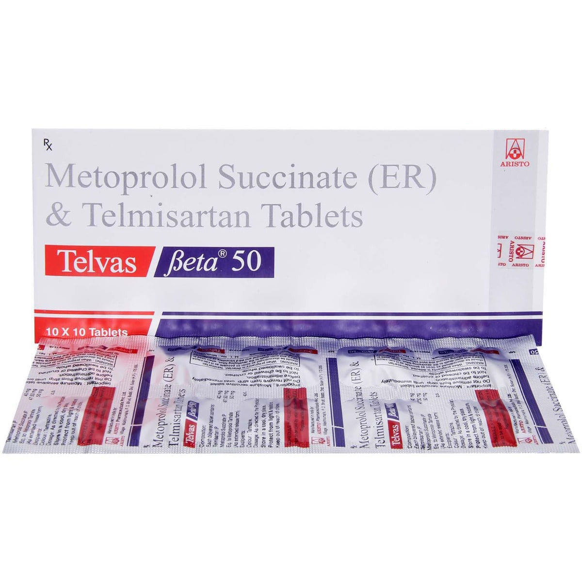 Telvas Beta 50 Tablet | Uses, Side Effects, Price | Apollo Pharmacy