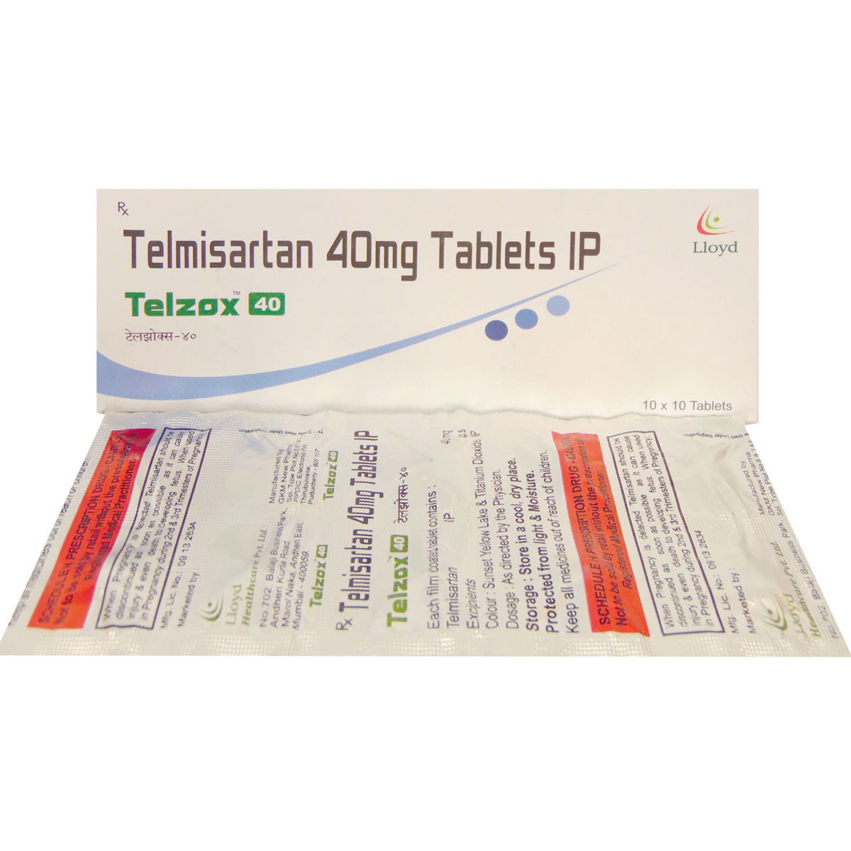 Telzox 40 Tablet | Uses, Side Effects, Price | Apollo Pharmacy