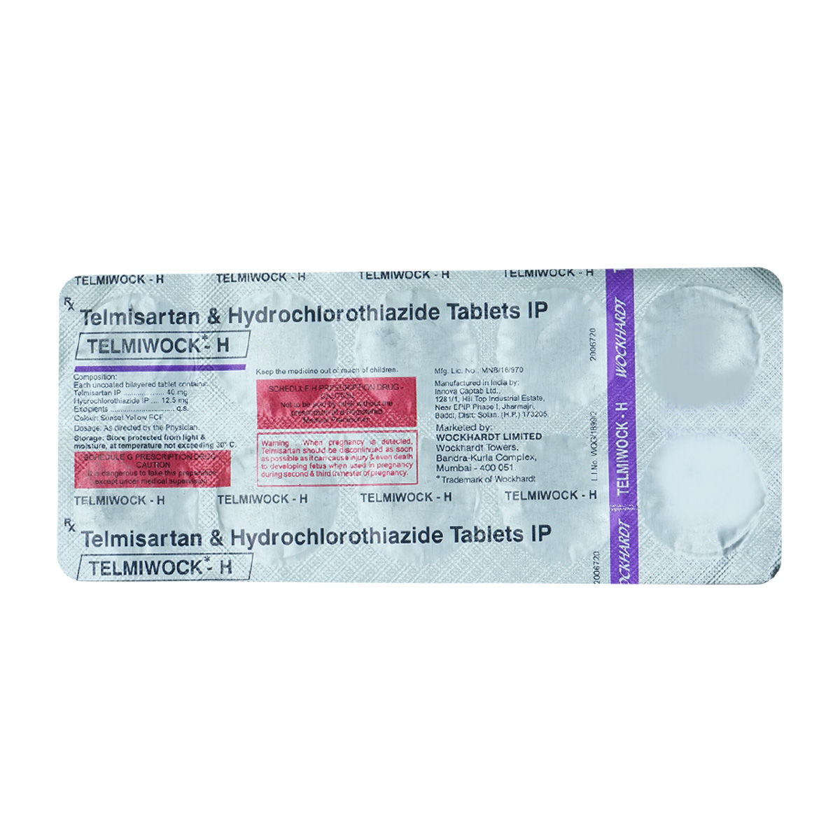 Telmiwock-H Tablet 10's Price, Uses, Side Effects, Composition - Apollo ...