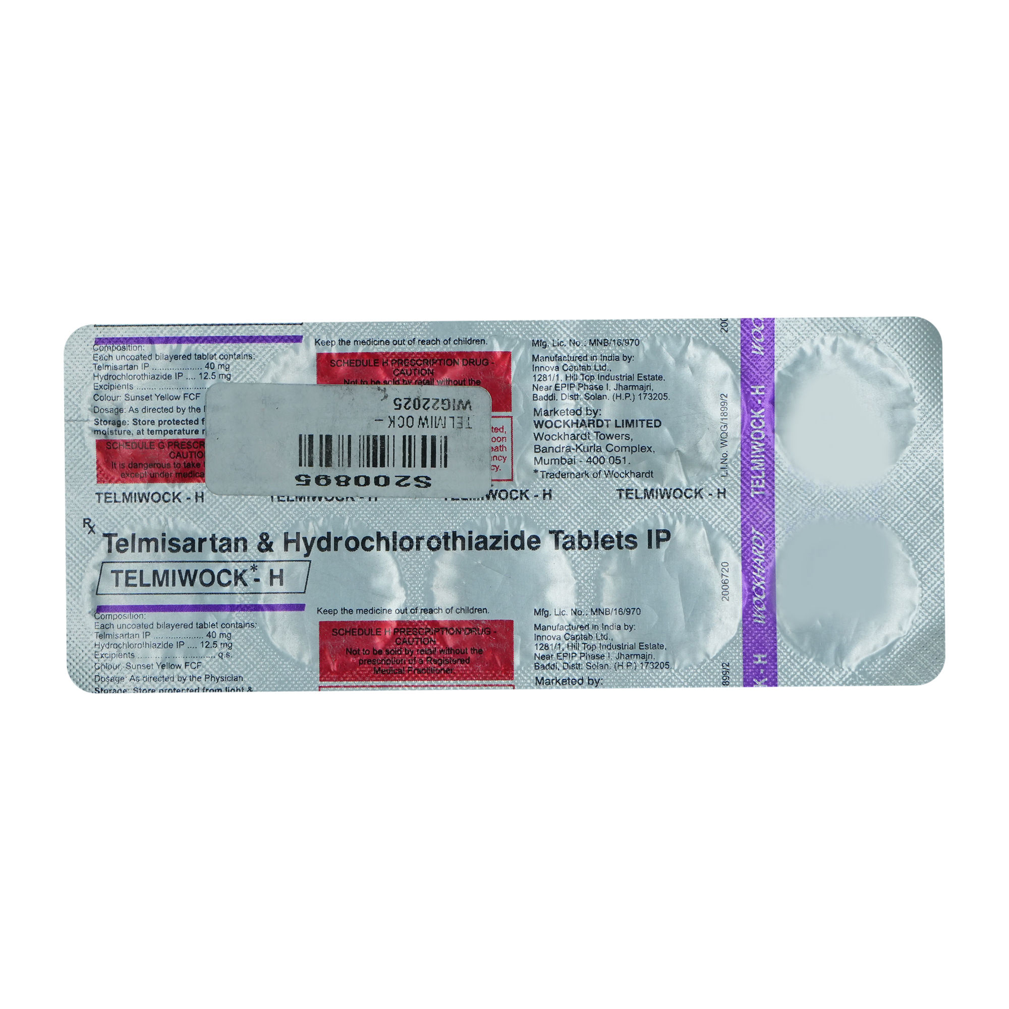 Telmiwock-H Tablet 10's Price, Uses, Side Effects, Composition - Apollo ...