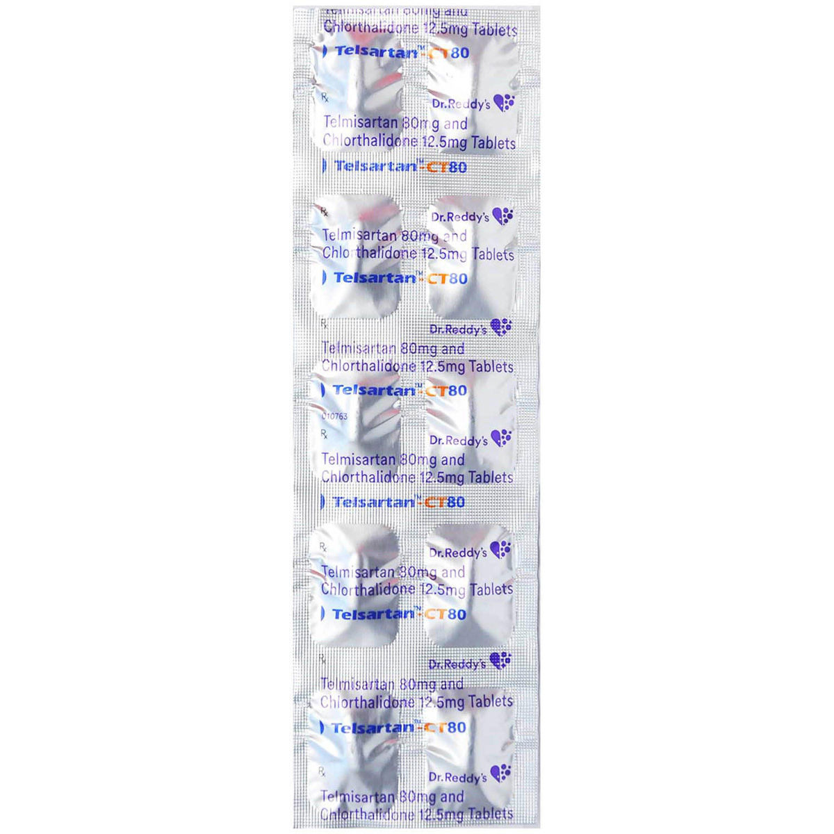 Telsartan-CT 80 Tablet 10's Price, Uses, Side Effects, Composition ...
