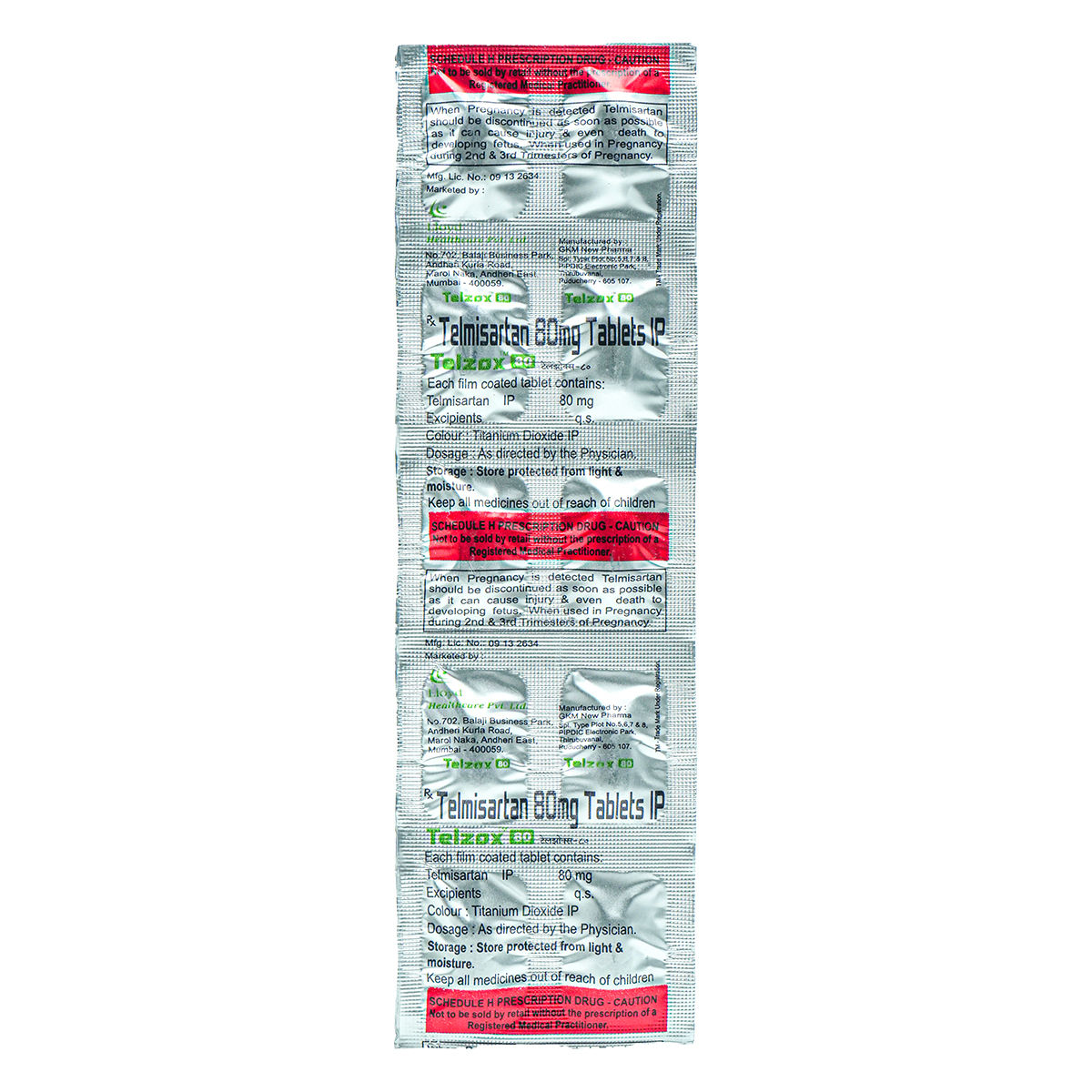 Telzox 80 Tablet | Uses, Side Effects, Price | Apollo Pharmacy