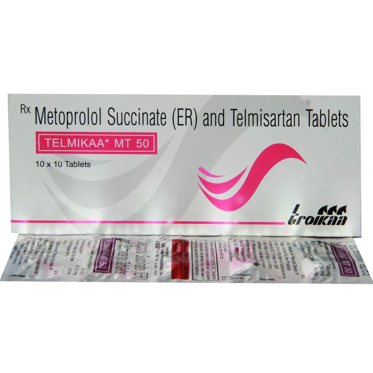 Telmikaa MT 50 Tablet 10's Price, Uses, Side Effects, Composition ...