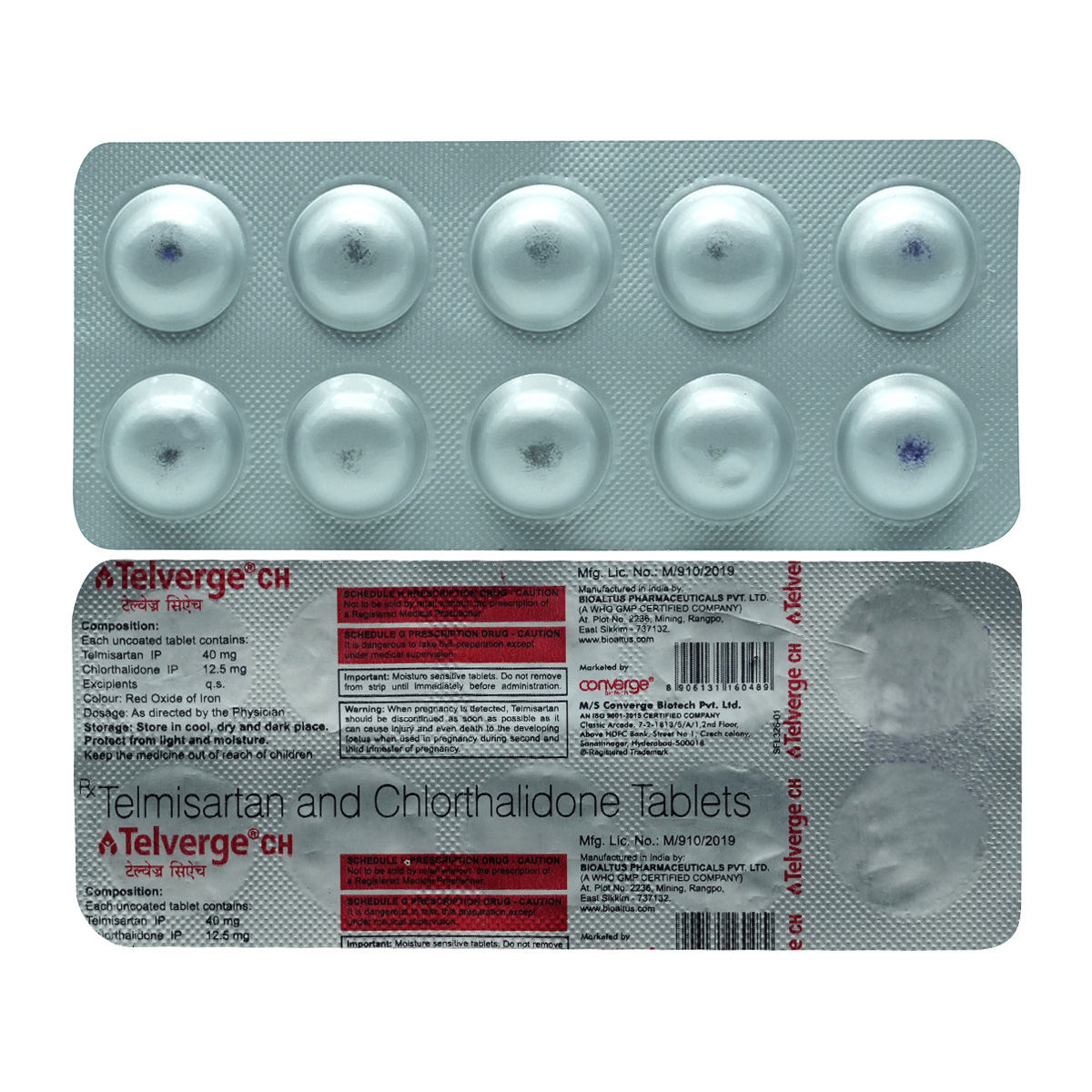 Telverge CH Tablet 10's Price, Uses, Side Effects, Composition - Apollo ...