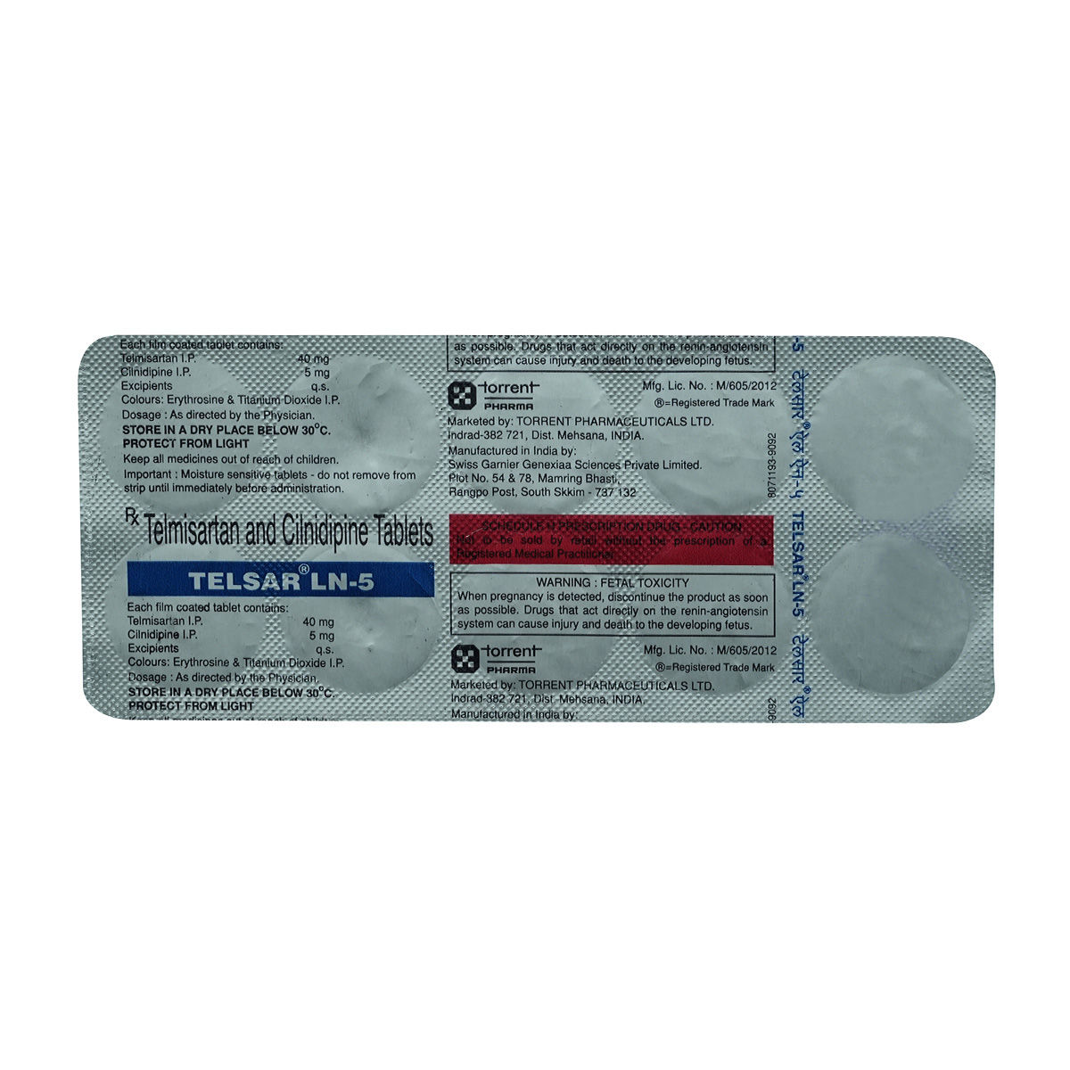 Telsar LN 5 Tablet | Uses, Side Effects, Price | Apollo Pharmacy