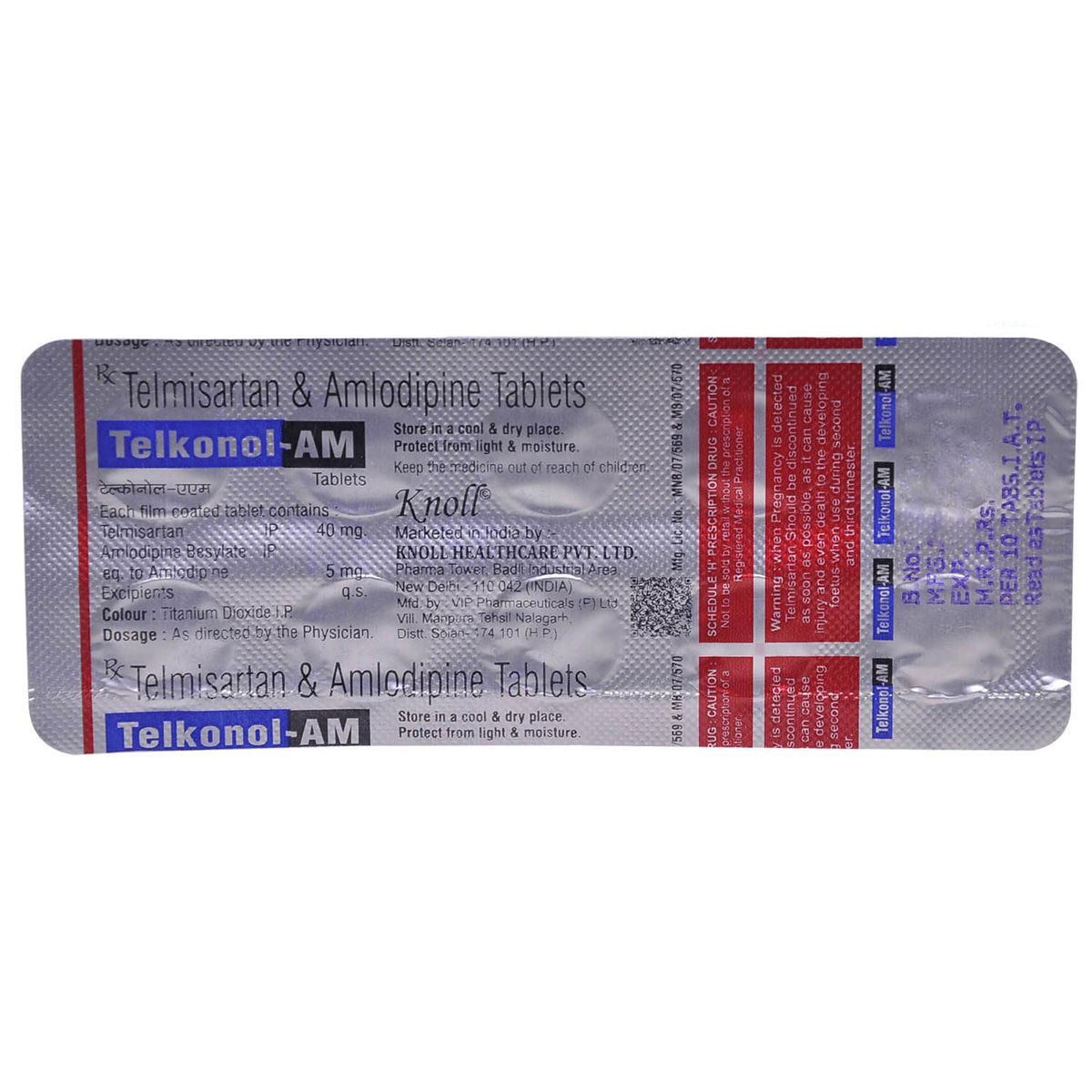 Telkonol AM Tablet 10's Price, Uses, Side Effects, Composition - Apollo ...