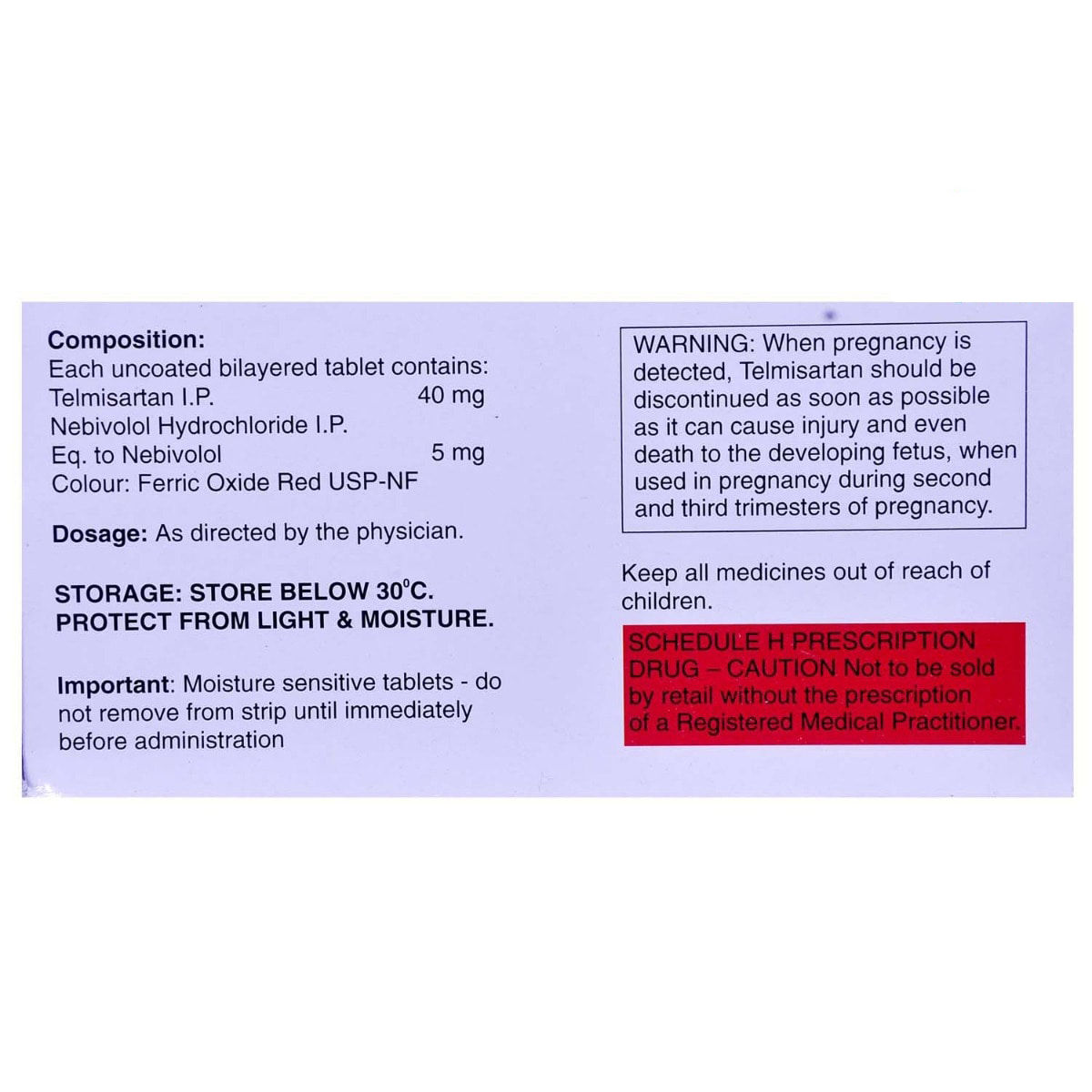 Telma NB Tablet 10's Price, Uses, Side Effects, Composition - Apollo ...