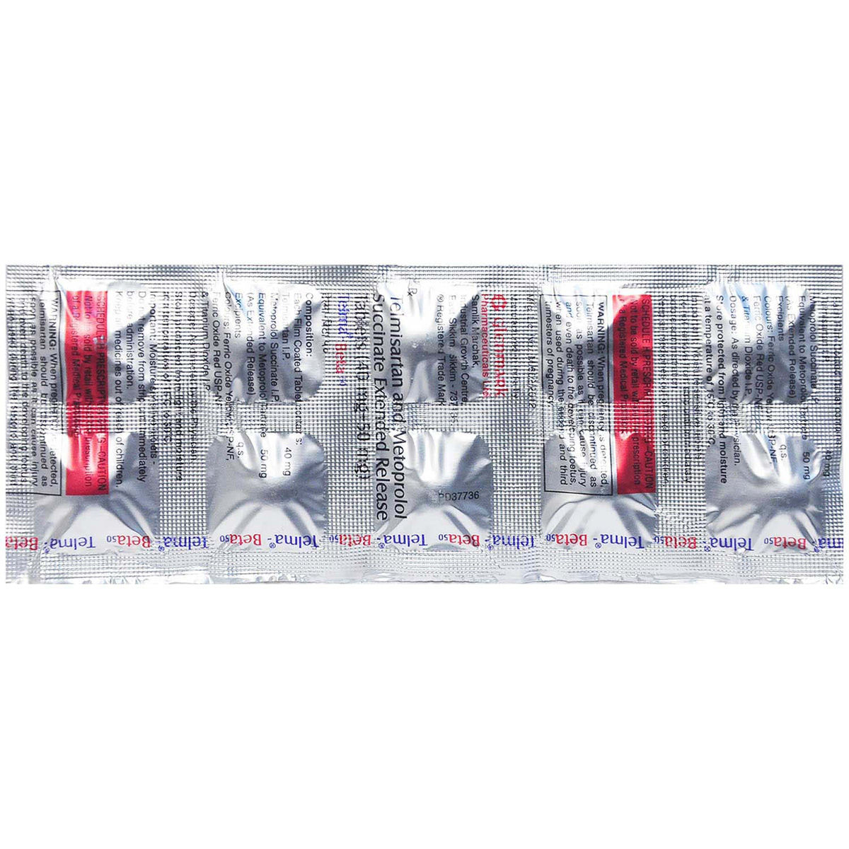 Telma-Beta 50 Tablet 10's Price, Uses, Side Effects, Composition ...