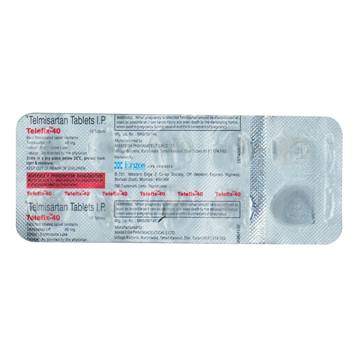 Telefix-40 Tablet | Uses, Side Effects, Price | Apollo Pharmacy