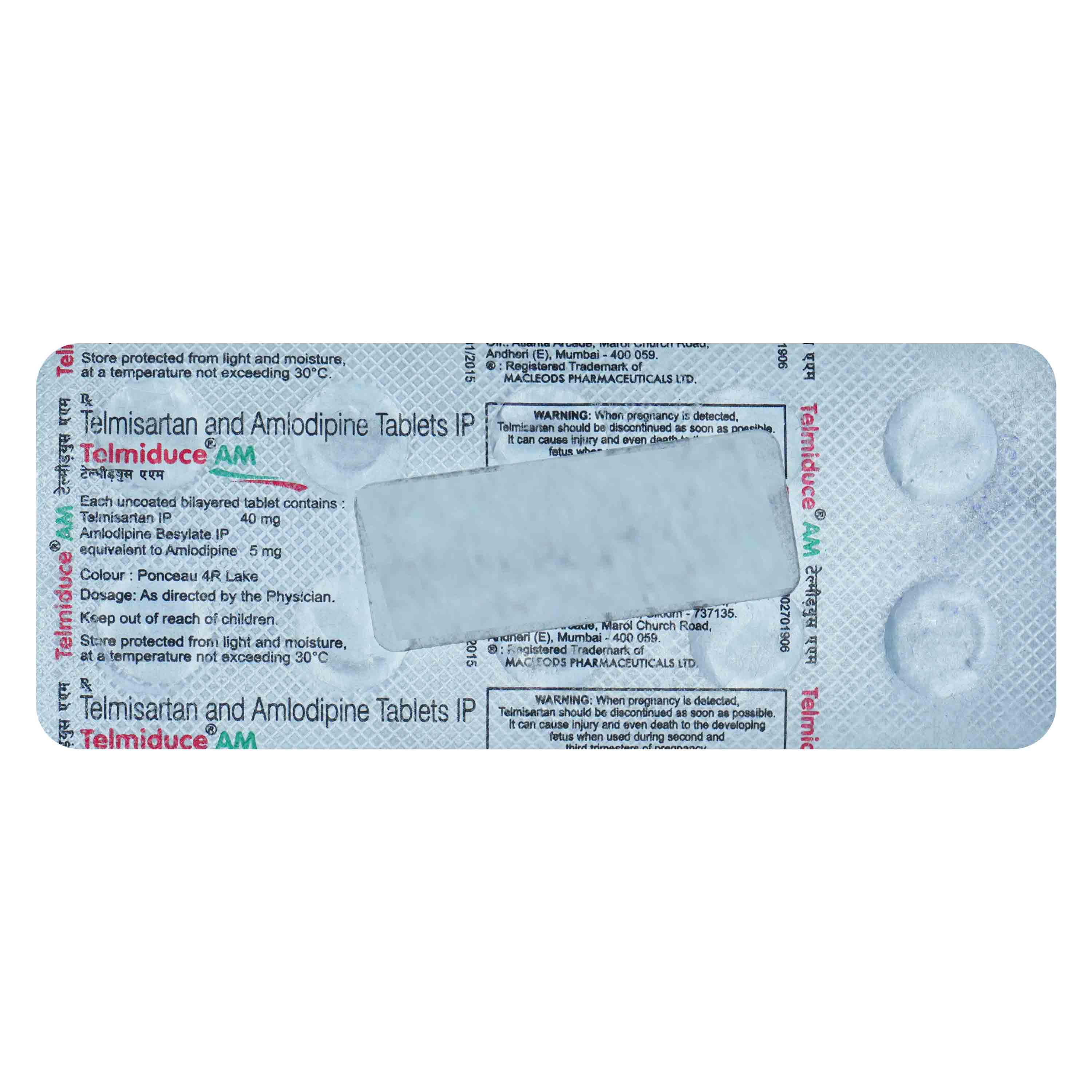 Telmiduce AM Tablet | Uses, Side Effects, Price | Apollo Pharmacy