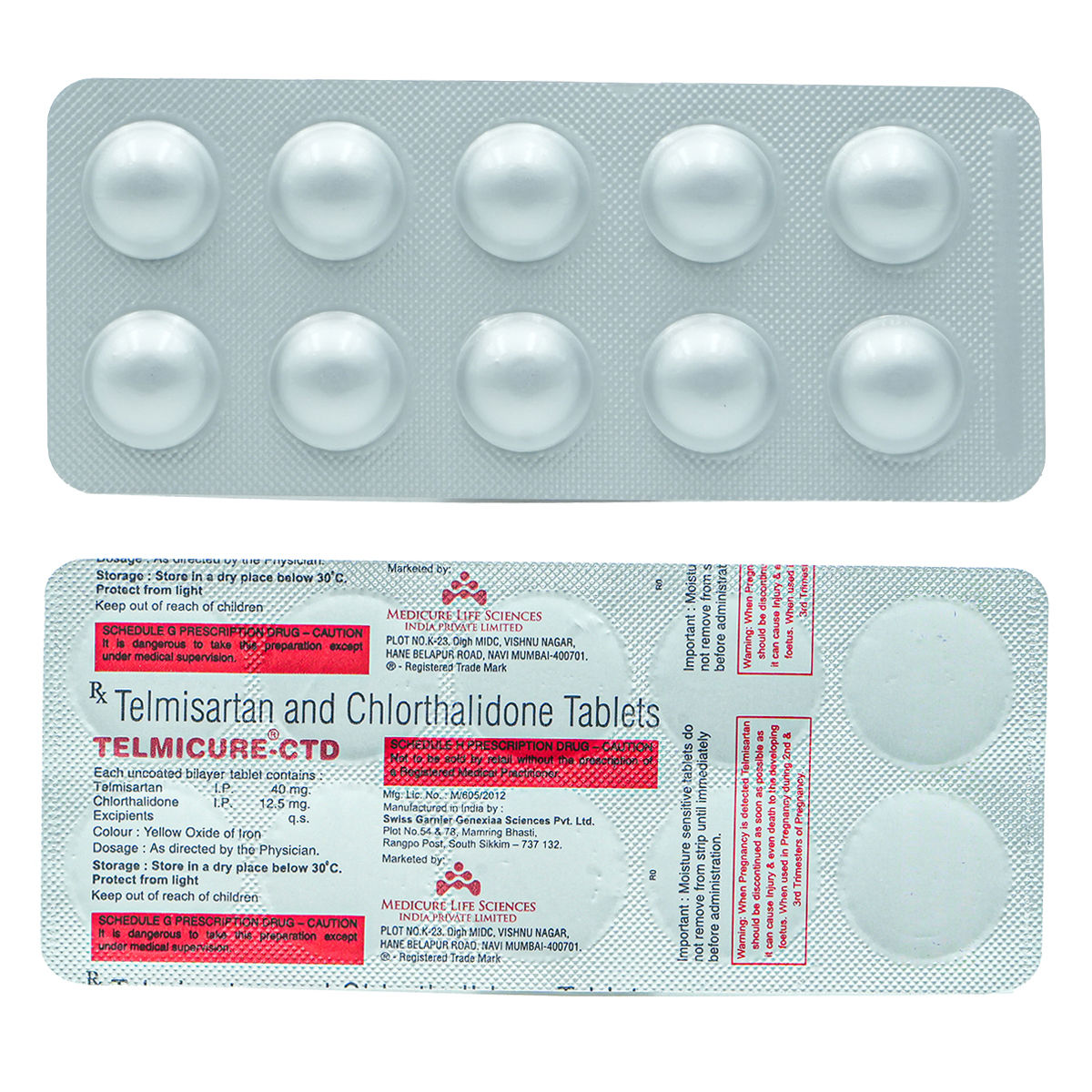 Telmicure-CTD Tablet | Uses, Side Effects, Price | Apollo Pharmacy