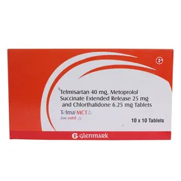 Telma MCT 25/6.25 Tablet | Uses, Side Effects, Price | Apollo Pharmacy