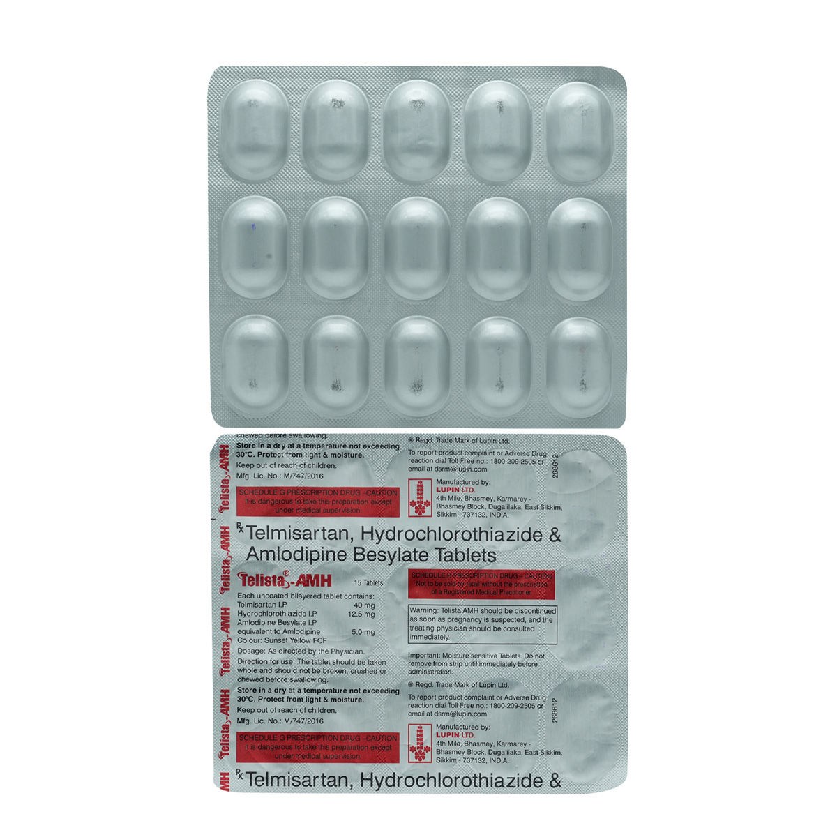 Telista AMH Tablet 15's Price, Uses, Side Effects, Composition - Apollo ...