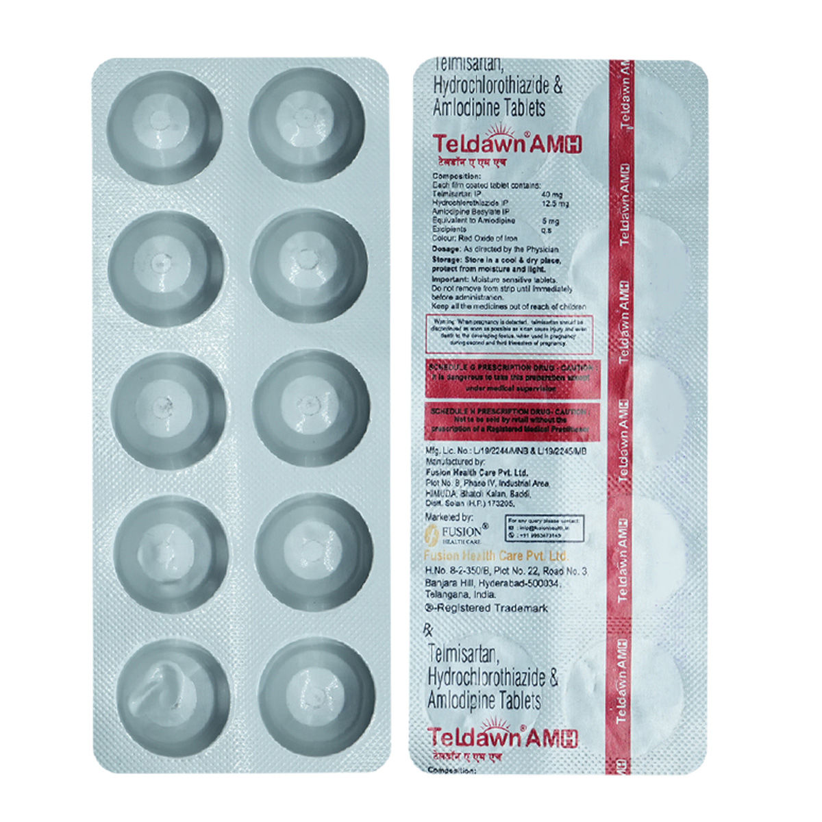 Teldawn AMH 40/12.5/5 Tablet 10's Price, Uses, Side Effects ...
