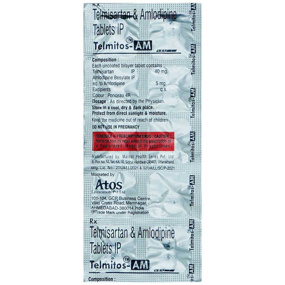 Telmitos-AM Tablet | Uses, Side Effects, Price | Apollo Pharmacy