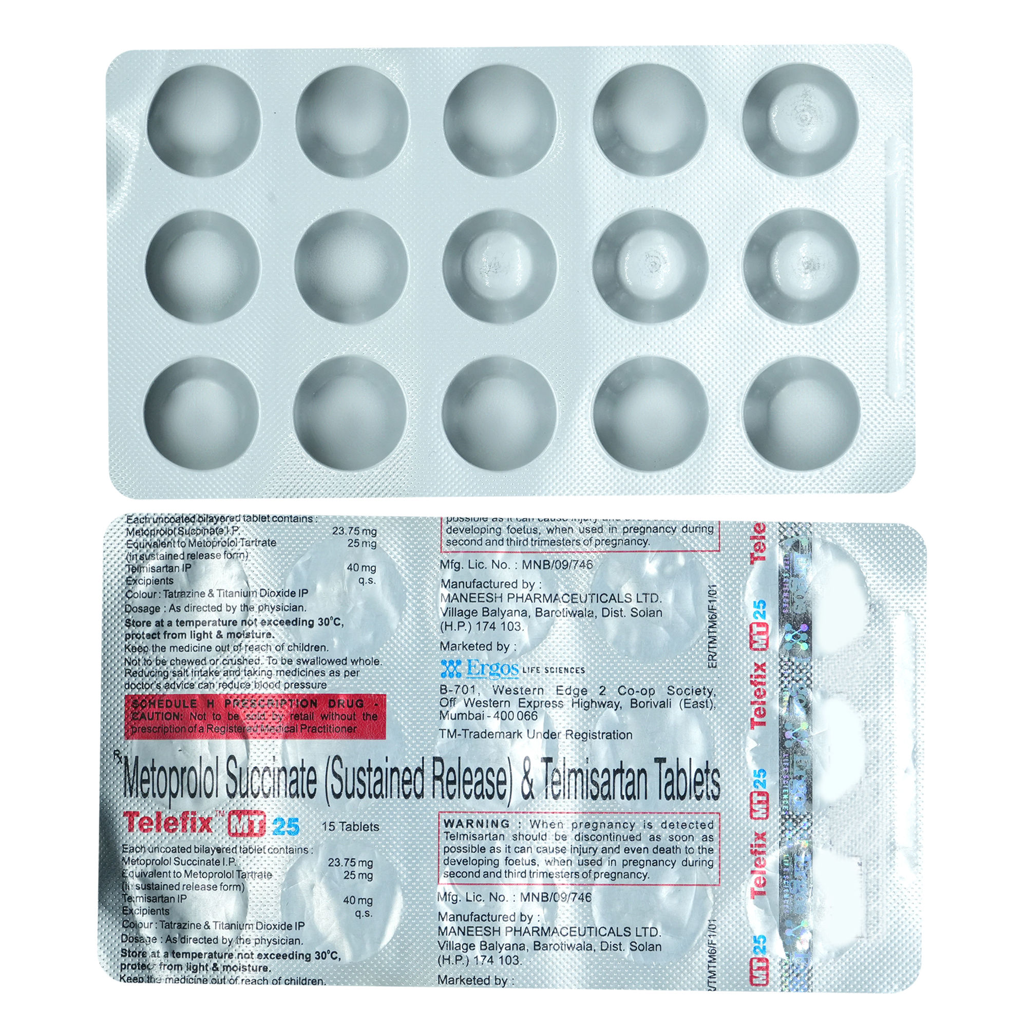 Telefix MT 25 mg Tablet | Uses, Side Effects, Price | Apollo Pharmacy